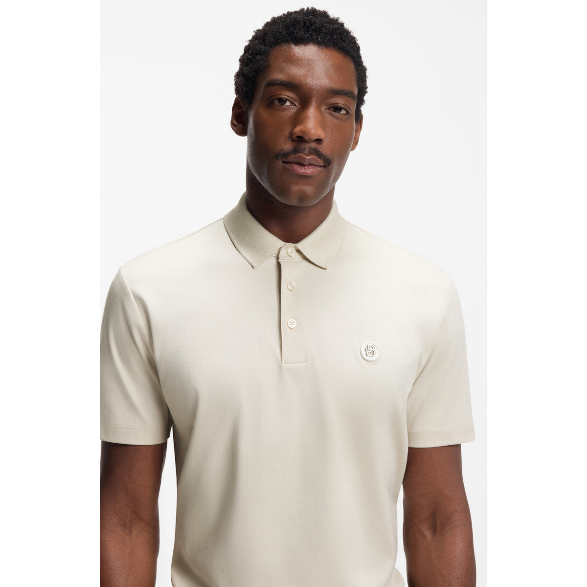BOSS Black C-Parris 01 Polo Shirt A2-25 131 Open White – Frank Bird