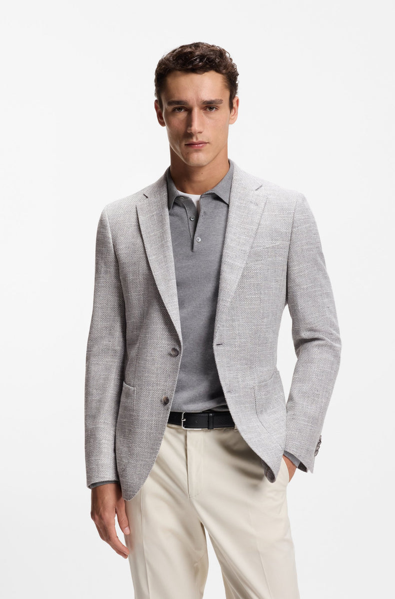 BOSS Black H-Hutson-2PP-253 Jacket 041 Silver – Frank Bird