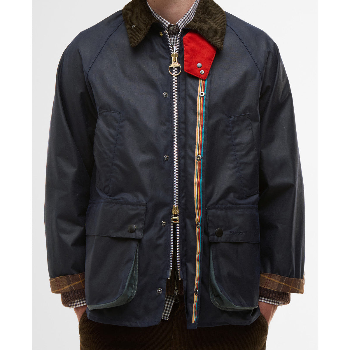 Barbour X Paul Smith Barbour PS Bedale Wax Jacket NY94 Navy – Frank Bird