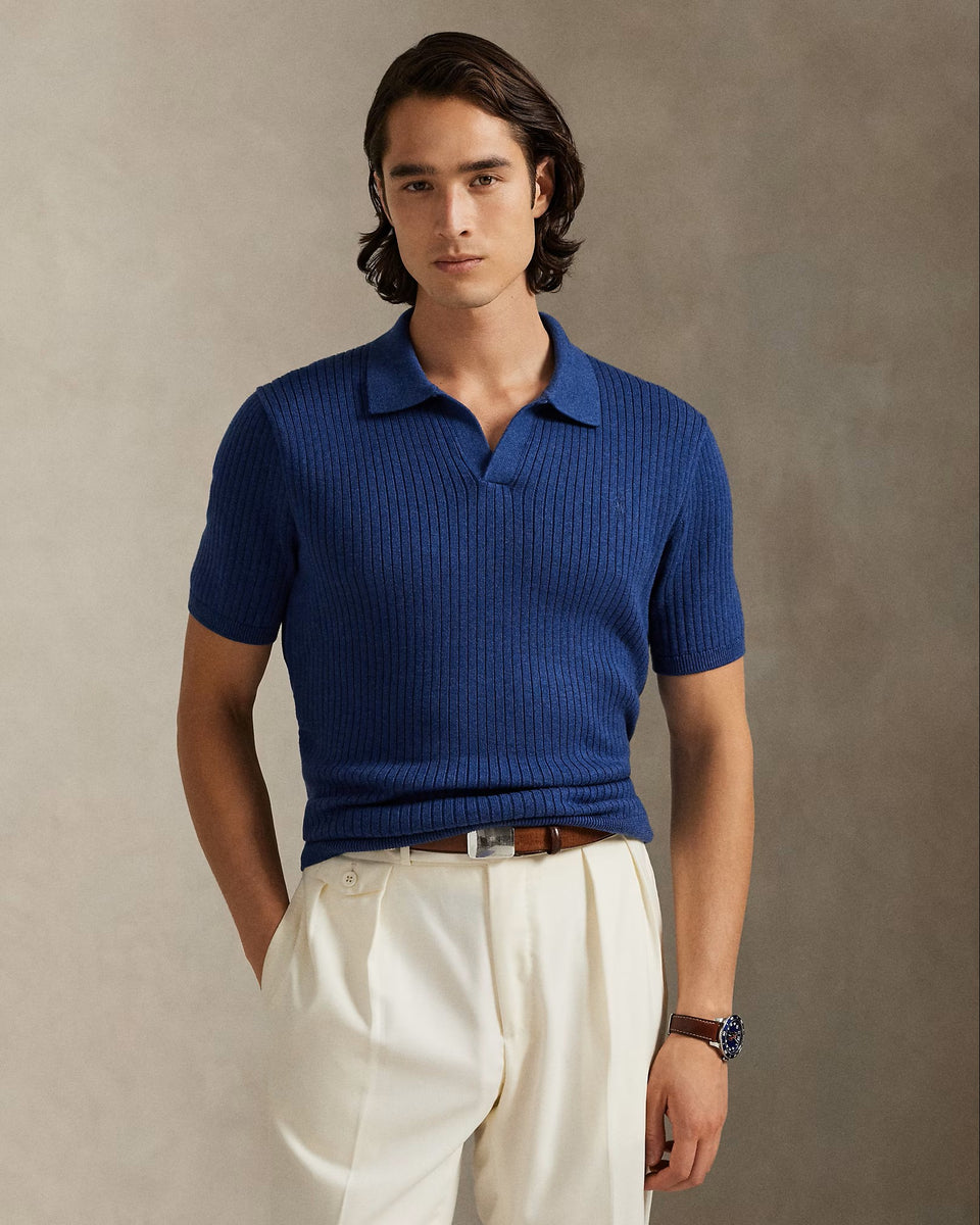 Polo Ralph Lauren SS Polo Sweater 001 Rustic Navy Heather – Frank Bird